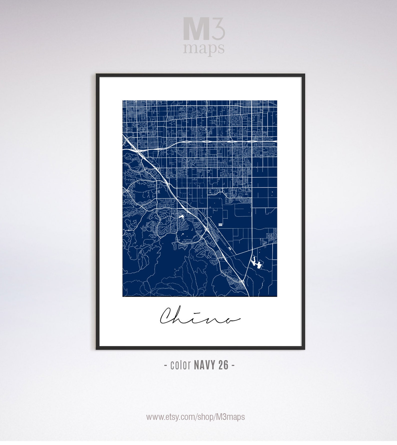 Chino Minimalist Chino Map Chino Map Print Chino City Map - Etsy
