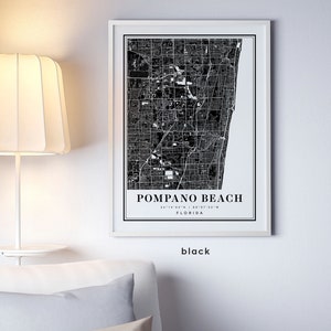 Pompano Beach Florida Map, Pompano Beach FL Map, Pompano Beach City Map ...