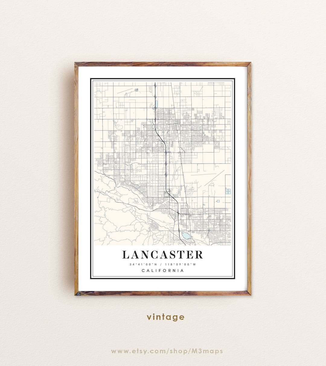 Lancaster California Map, Lancaster CA Map, Lancaster City Map ...