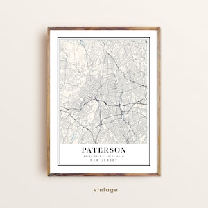 Paterson New Jersey Map, Paterson NJ Map, Paterson City Map, Paterson ...