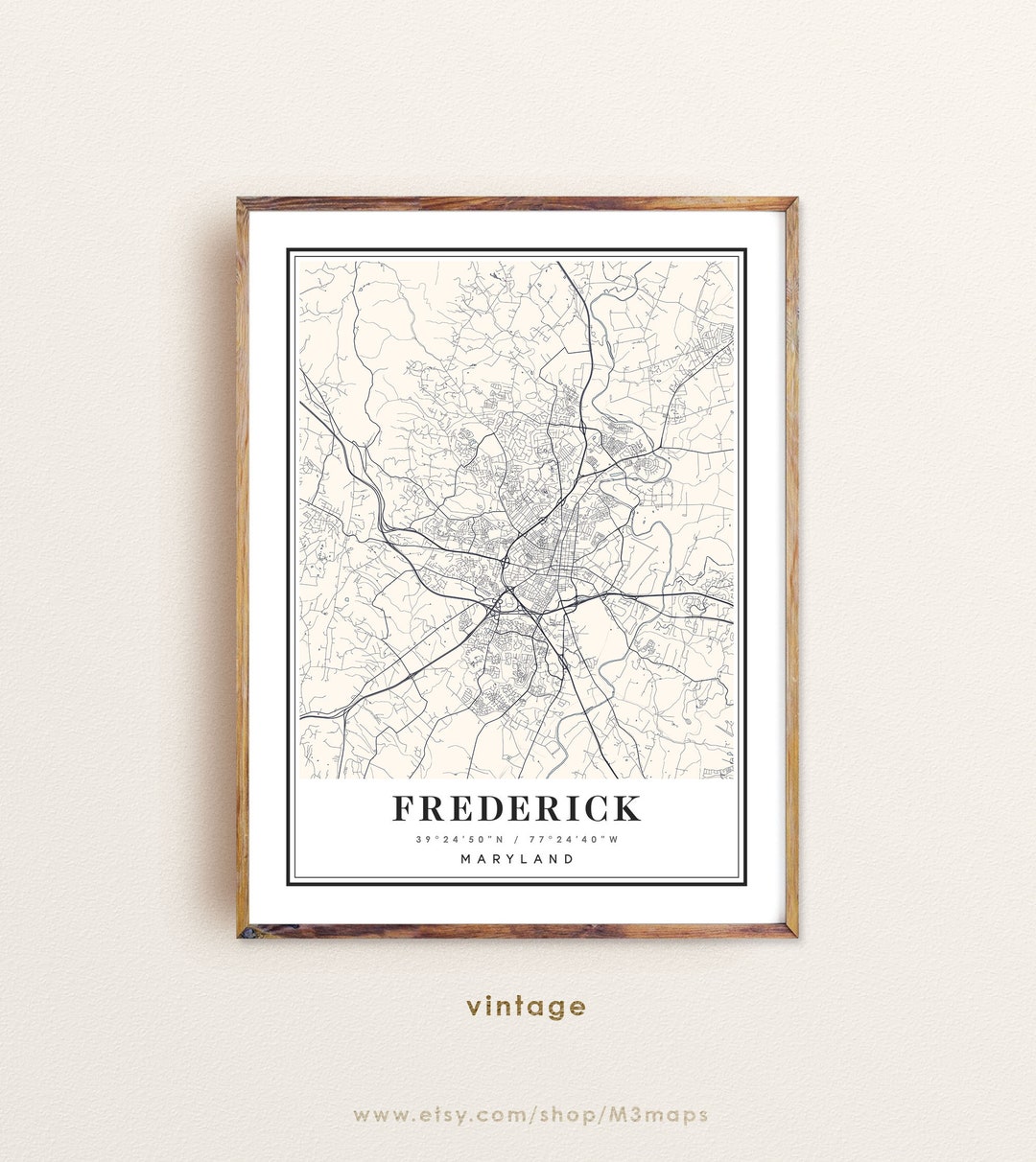 Frederick Maryland Map, Frederick MD Map, Frederick City Map, Frederick ...