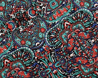 Paisley fabric | Etsy