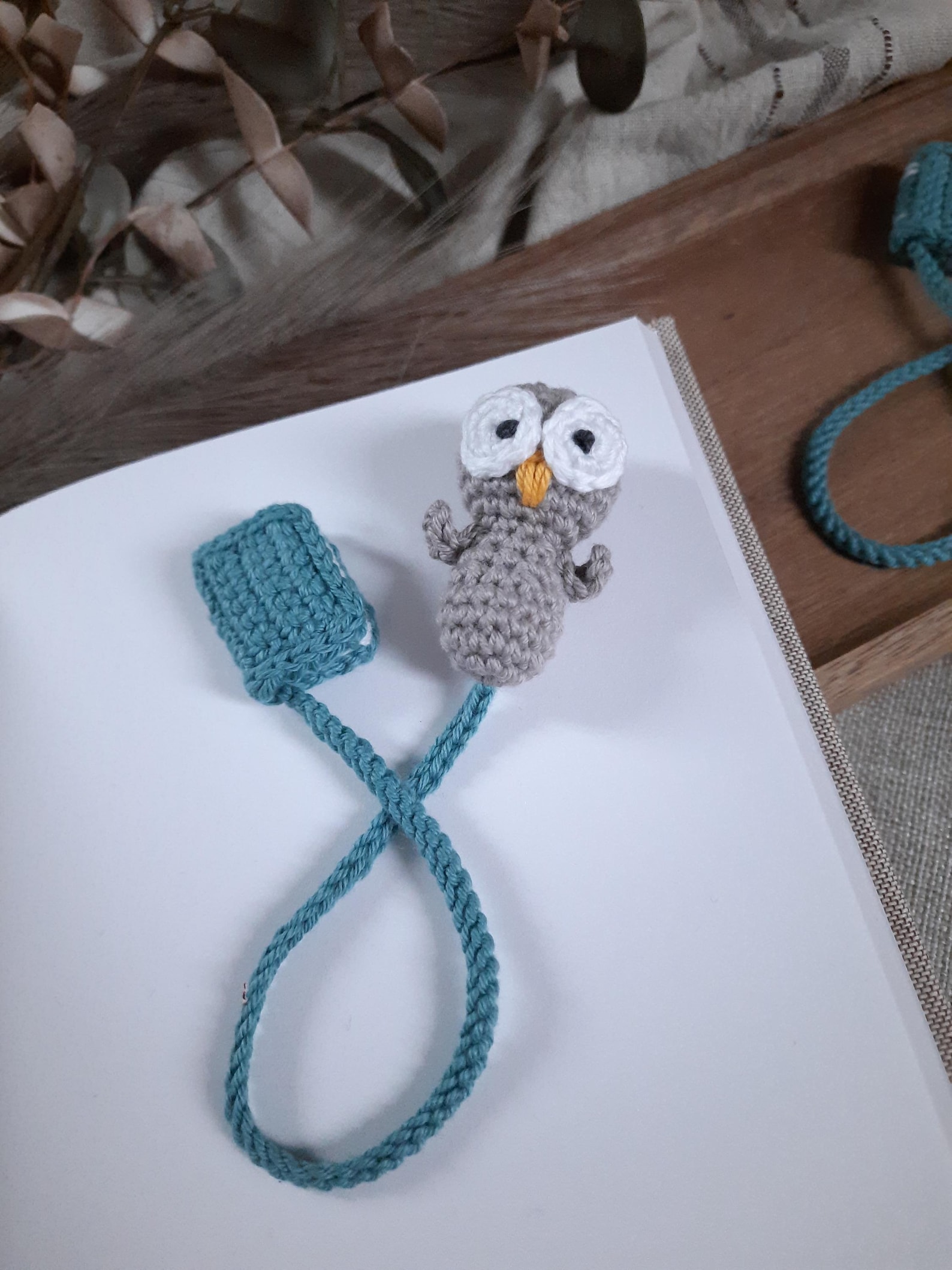 PDF Instructions German Bookmark Owl With Book, Crochet Pattern ...
