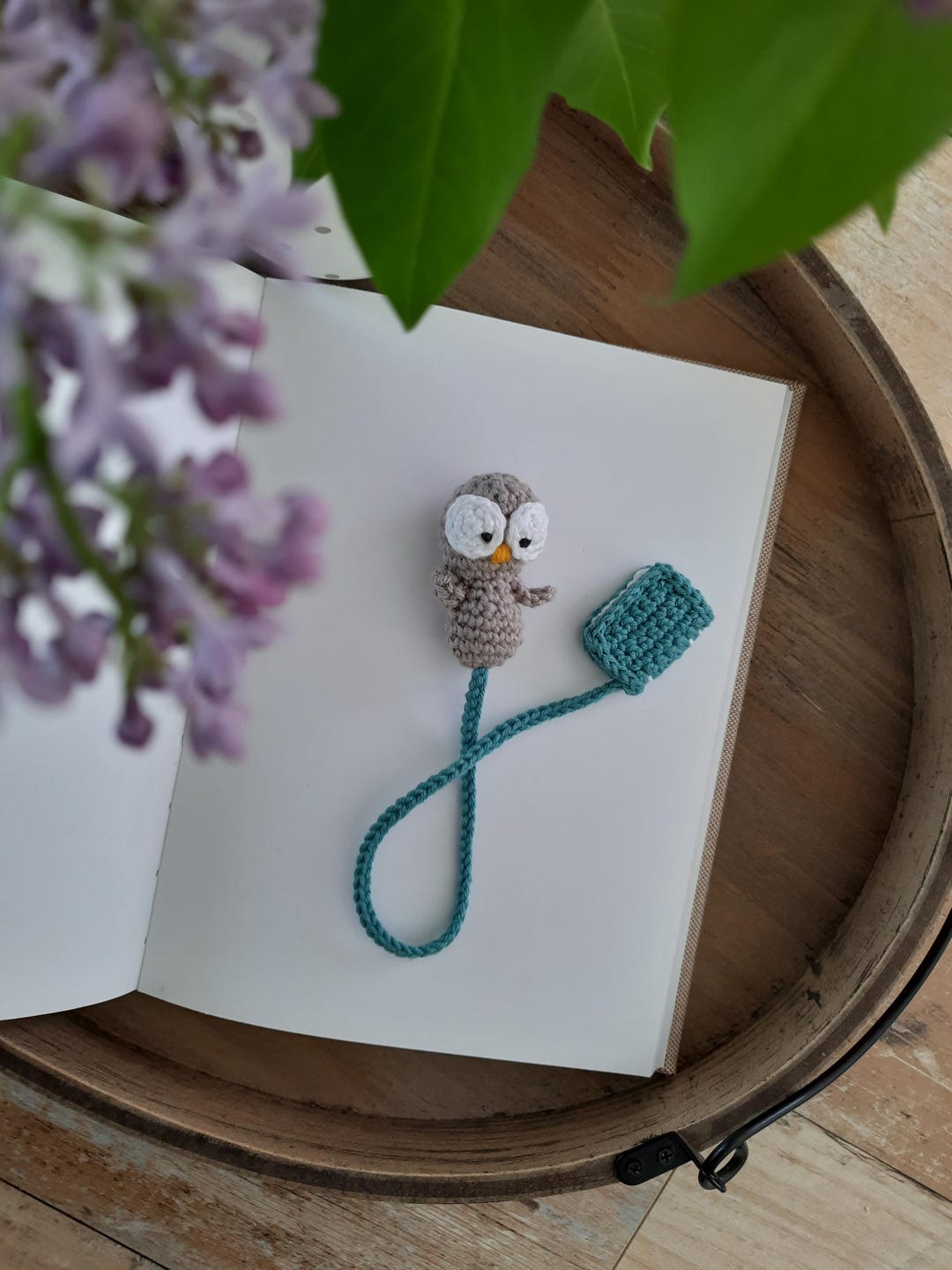 PDF Instructions German Bookmark Owl With Book, Crochet Pattern ...
