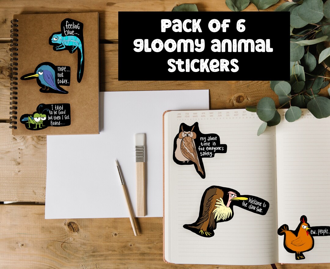 Cute Printable Sticker Set - Etsy