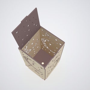 Decorative Lamp, Night Lantern, Light Box Vector Plans File,display ...