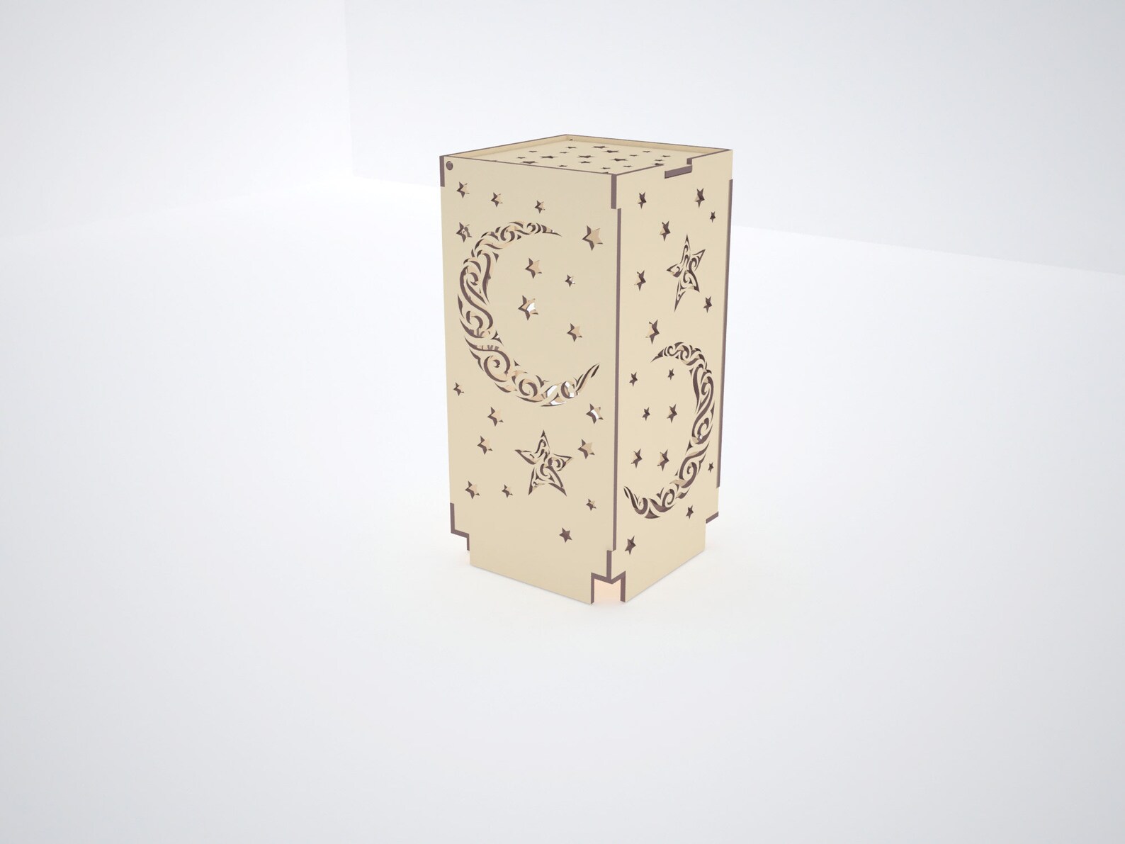 Decorative Lamp, Night Lantern, Light Box Vector Plans File,display ...