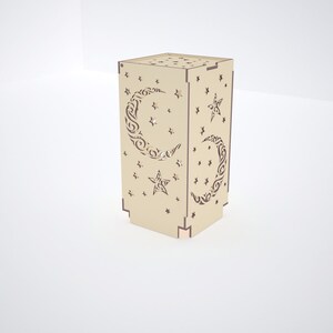 Decorative Lamp, Night Lantern, Light Box Vector Plans File,display ...