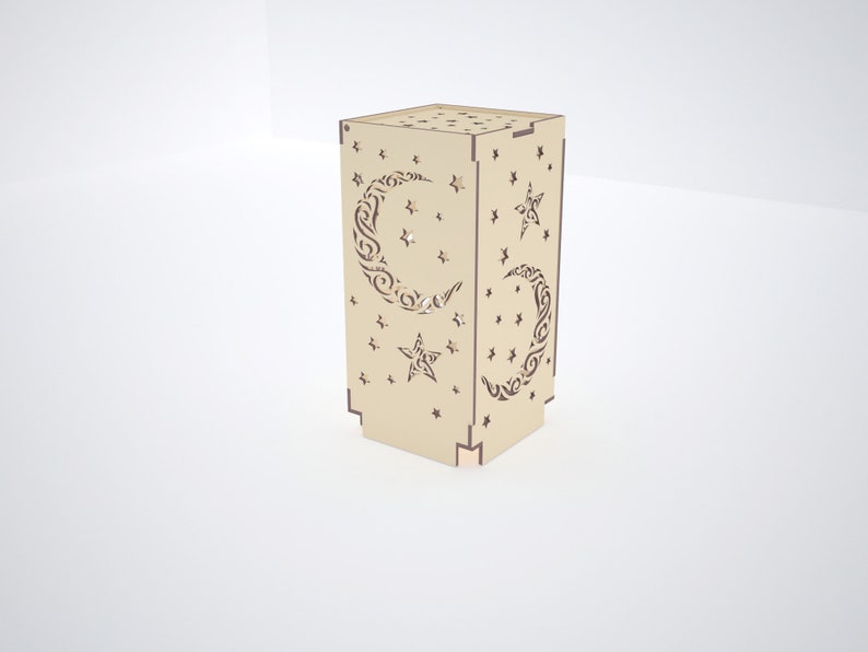 Decorative Lamp, Night Lantern, Light Box Vector Plans File,display ...