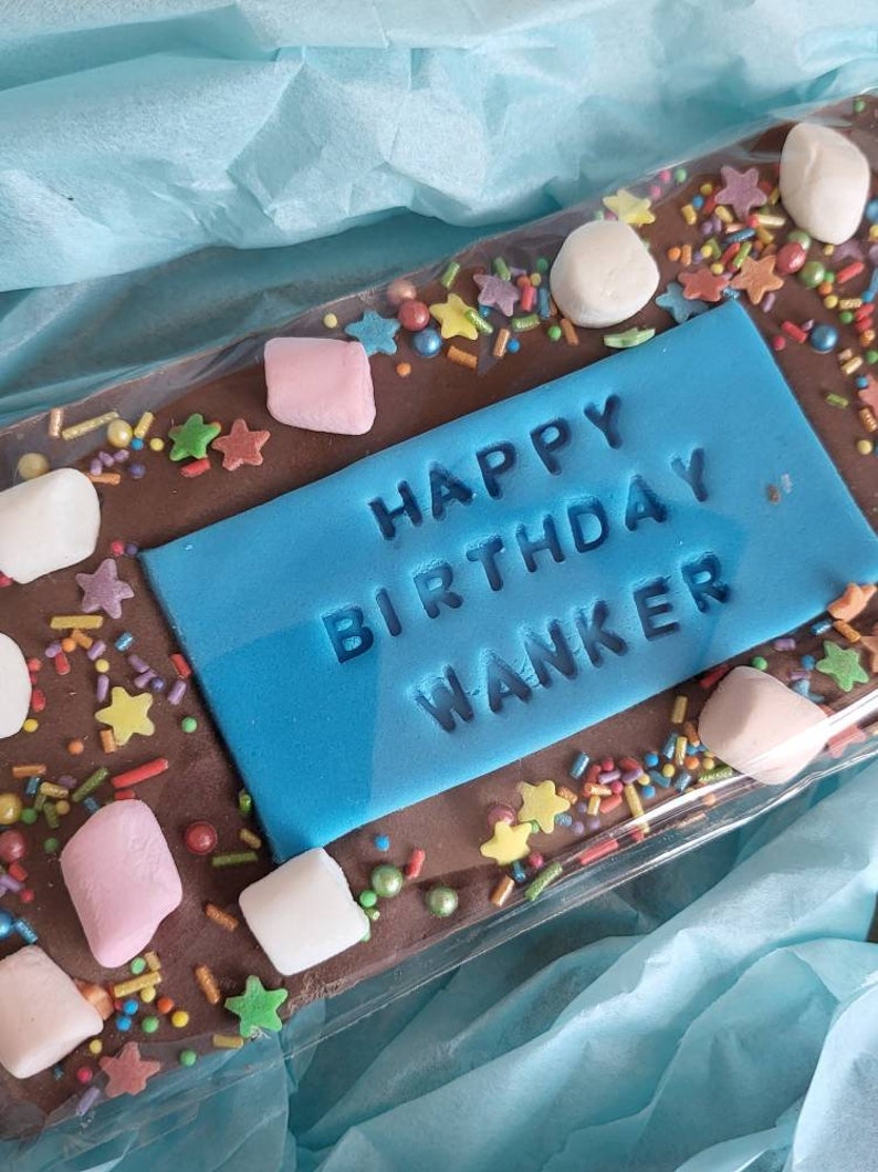 RUDE BIRTHDAY CHOCOLATE Bar Letter Box Gift Present Rude - Etsy UK