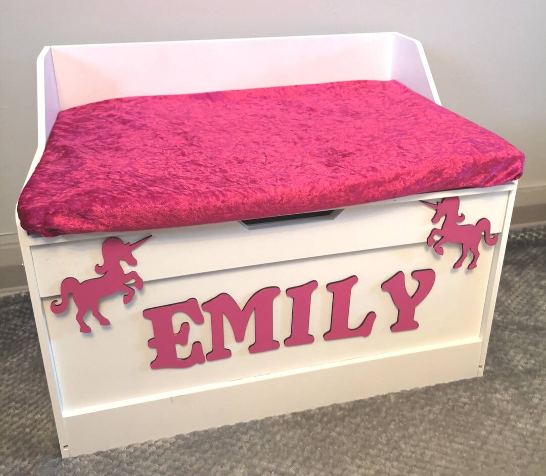 PERSONALISED TOY BOX Children's Kids Custom..choose Any Name - Etsy