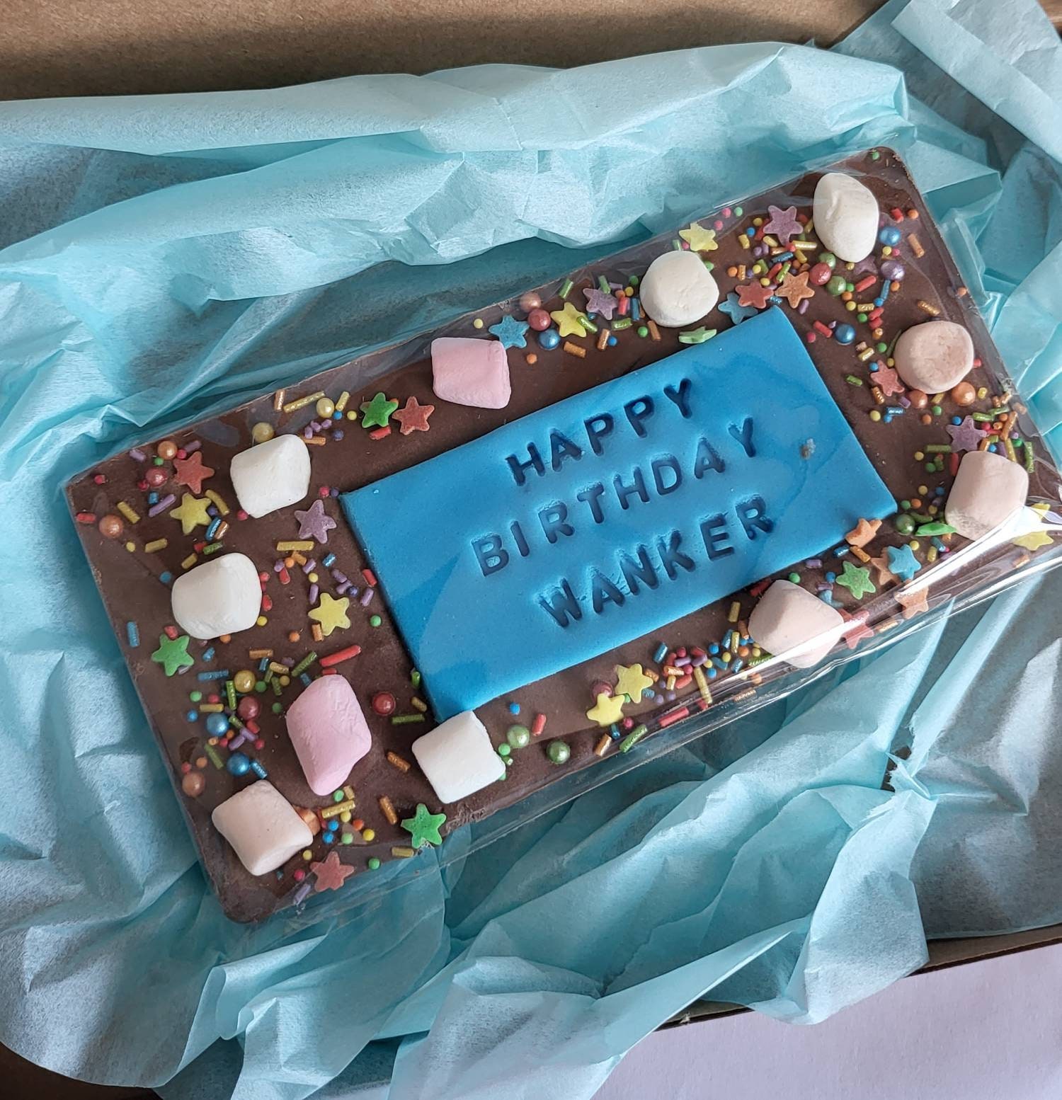 RUDE BIRTHDAY CHOCOLATE Bar Letter Box Gift Present Rude Chocolate Bar ...