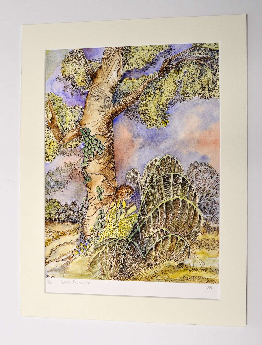 Print 'wise Protector' - Etsy