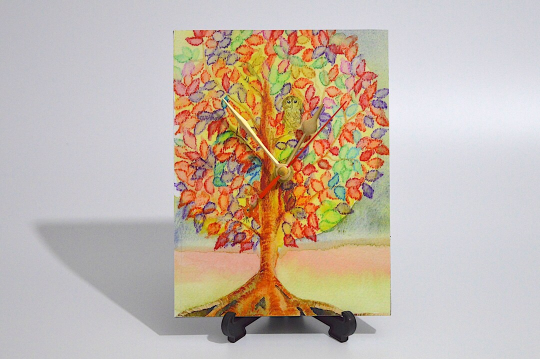 Tree of Life Desk/wall Clock - Etsy