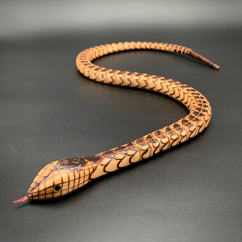 Carved Snake - Etsy
