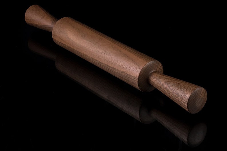 Gourmet Walnut Wood Rolling Pin - Etsy