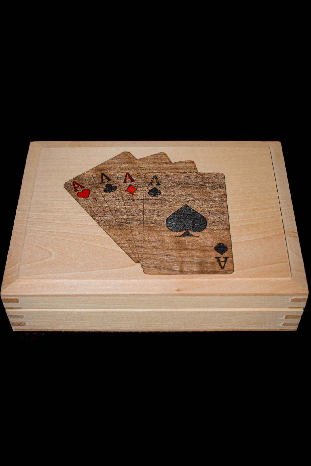 Double Playing Cards Box,2 Sets Poker Cards - Etsy