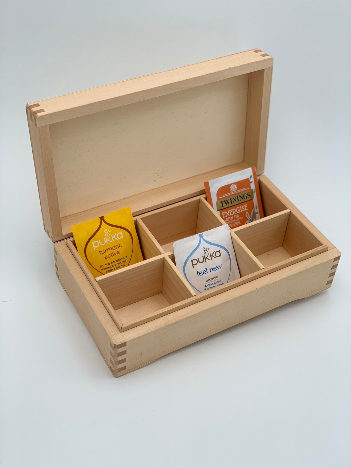 Engraved Wooden Tea Boxtea Storage Box | Etsy