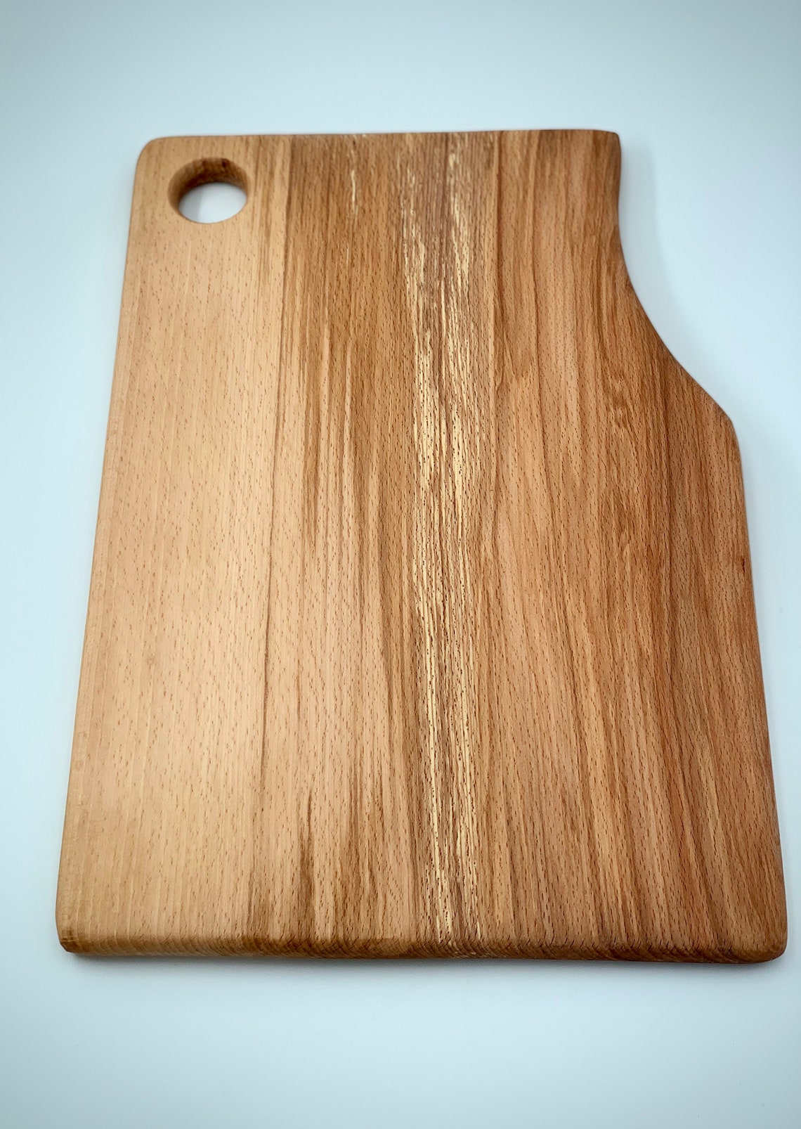 Unique Handmade Beech Wood Chopping Serving Board - Etsy UK
