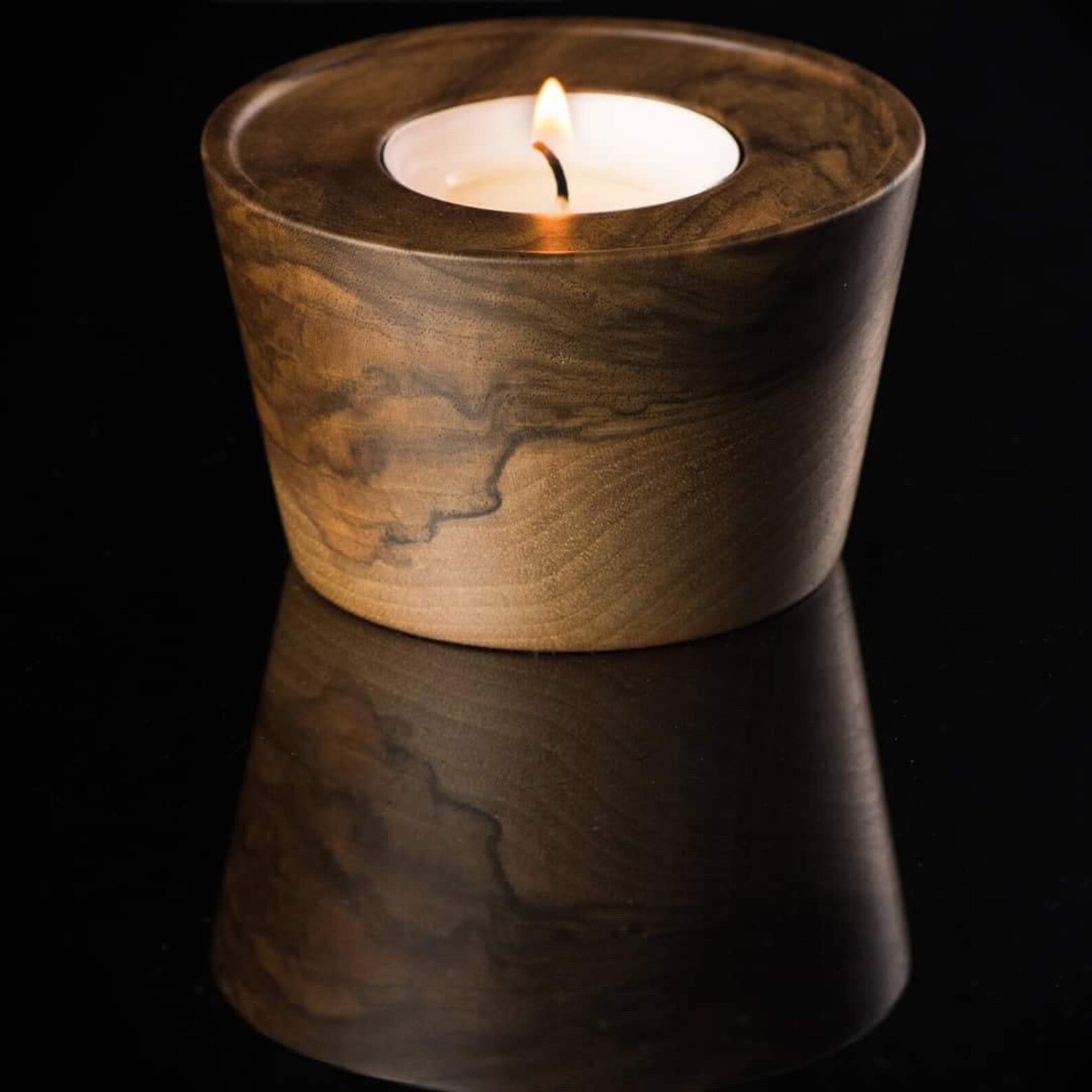 Unique Walnut Tea Light Holder 3pcs - Etsy