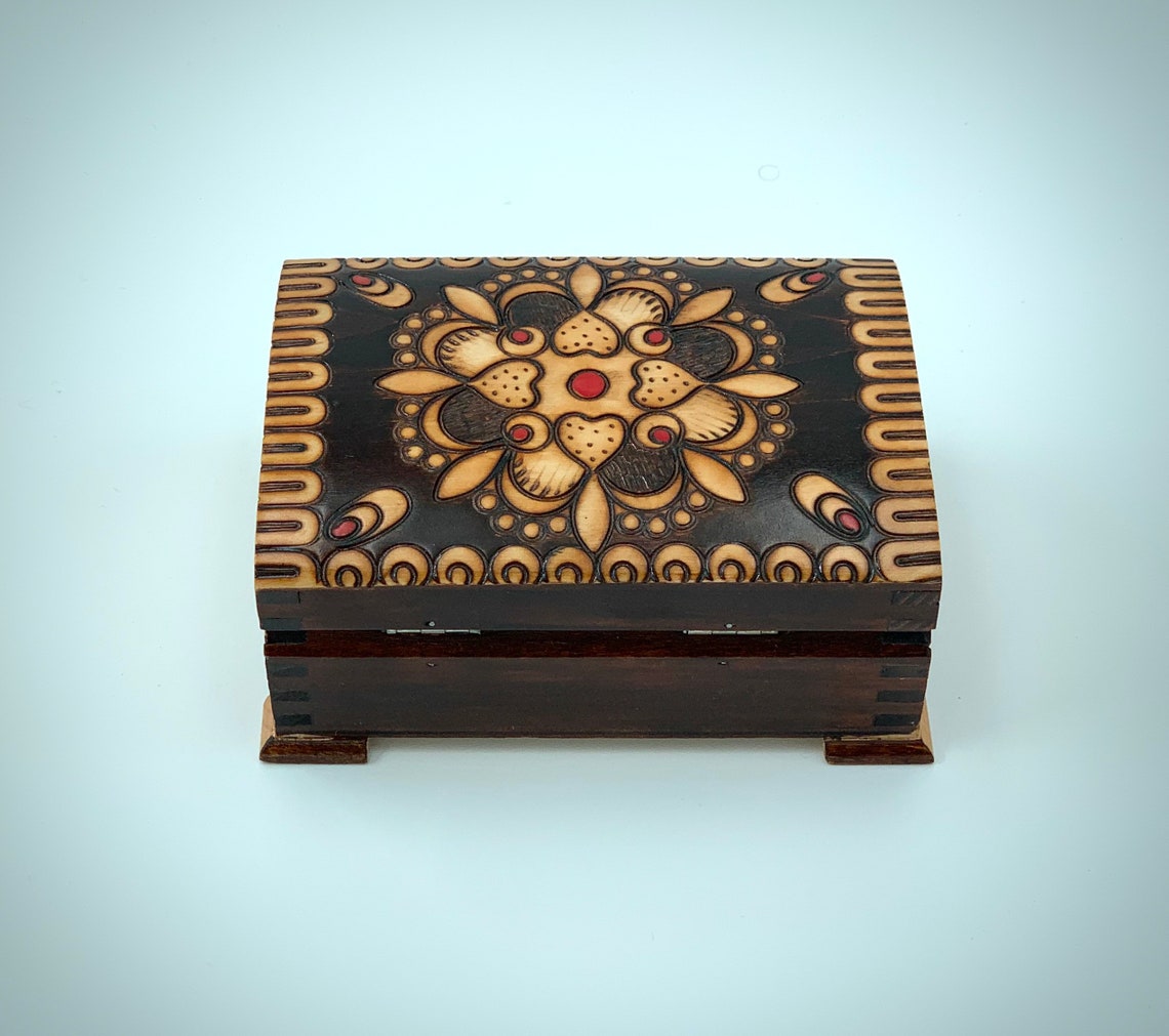 Engraved Box Jewellery Box Memory Box Wooden Jewellery Box | Etsy UK