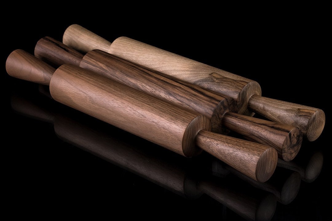 Gourmet Walnut Wood Rolling Pin - Etsy UK