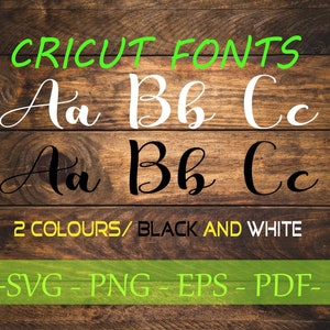 Pretty Svg Font, SVG Fonts for Cricut, Alphabet, Cursive Font SVG ...