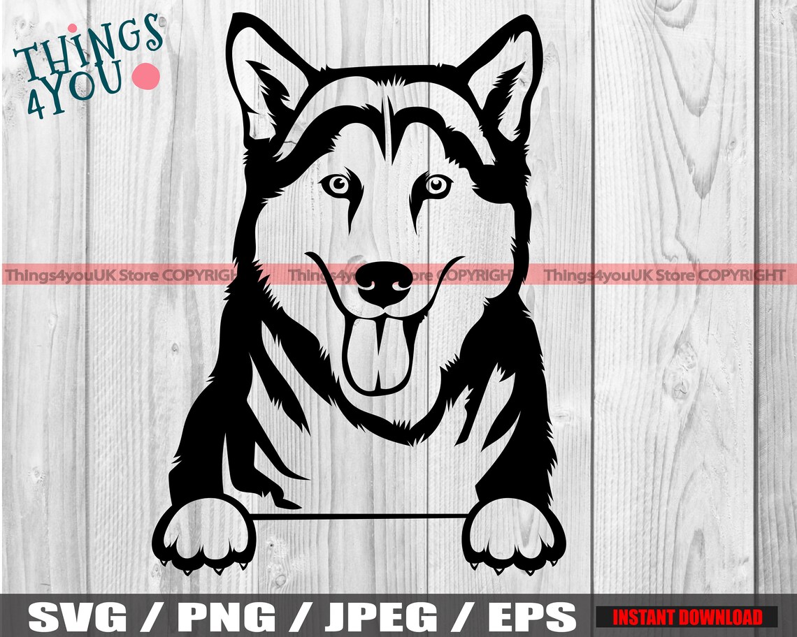 Husky SVG Siberian Husky SVG Alaskan SVG Cute Husky Husky - Etsy