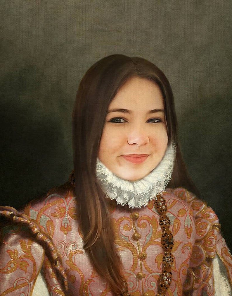 Custom Royal Portrait From Photo Historical Family Portrait - Etsy