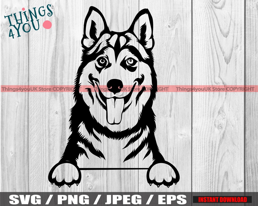 Husky SVG, Siberian Husky SVG, Alaskan SVG, Cute Husky, Husky Face Svg ...