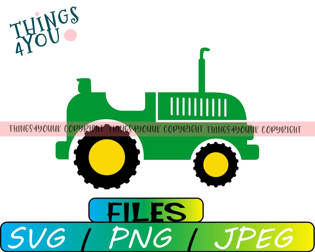 Tractor Svg, Farm Equipment, Tractor Birthday, Birthday Boy, Tractor ...