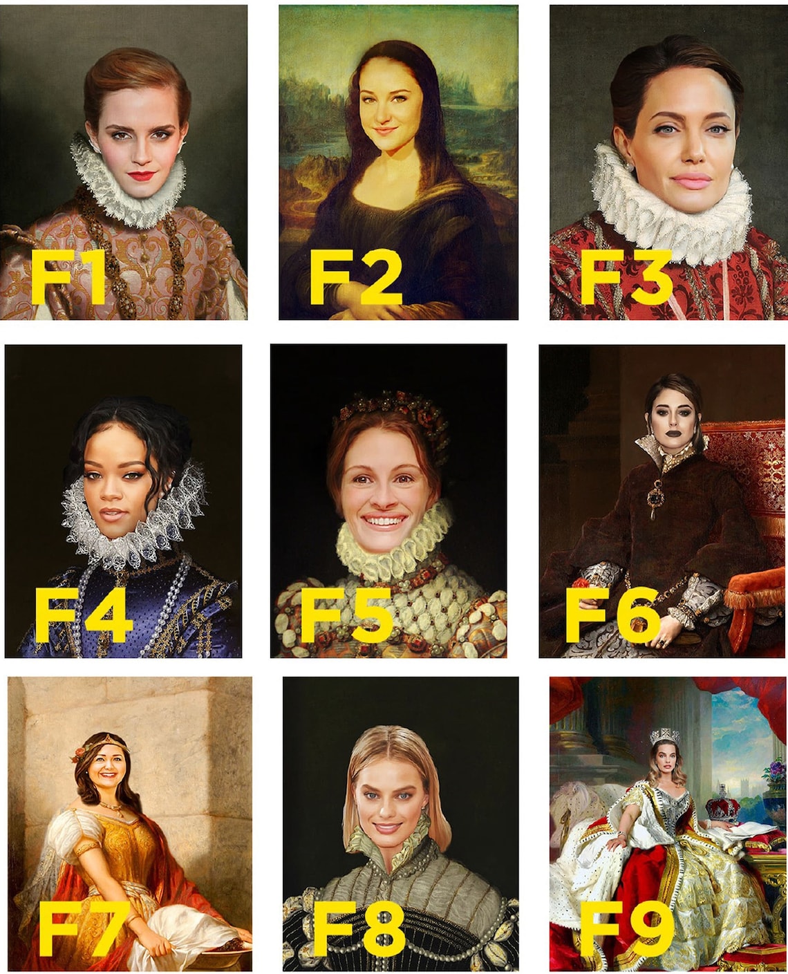 Custom Royal Portrait From Photo Historical Family Portrait - Etsy