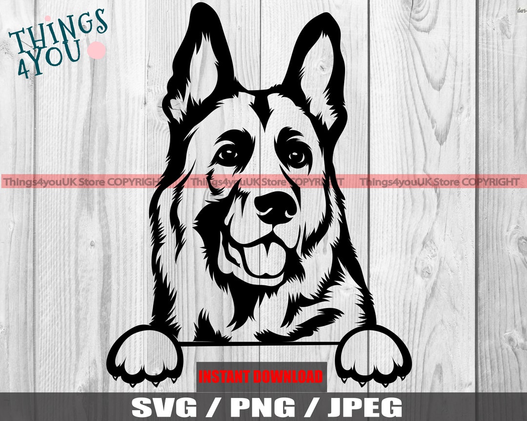 German Shepherd SVG, Police Dog, German Shepherd Lovers, Police Pet ...