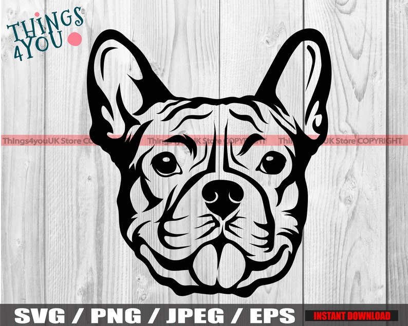 French Bulldog French Bulldog SVG Frenchie SVG Frenchie - Etsy