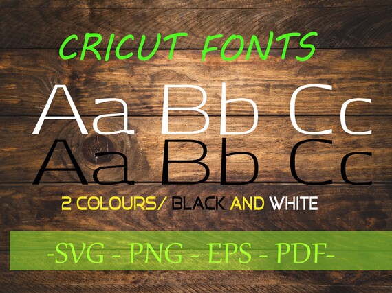 Pretty Svg Font SVG Fonts for Cricut Alphabet Farmhouse | Etsy