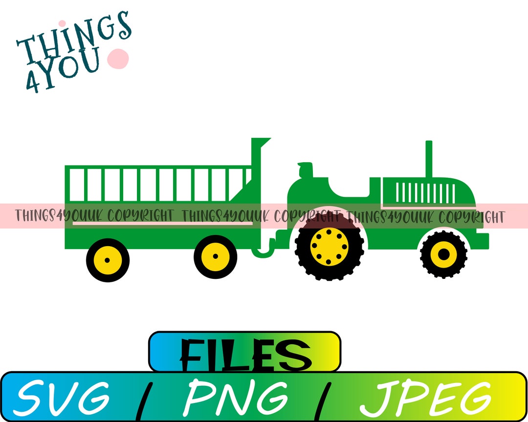 Tractor SVG, Farm Equipment, Tractor Birthday, Birthday Boy, Tractor ...