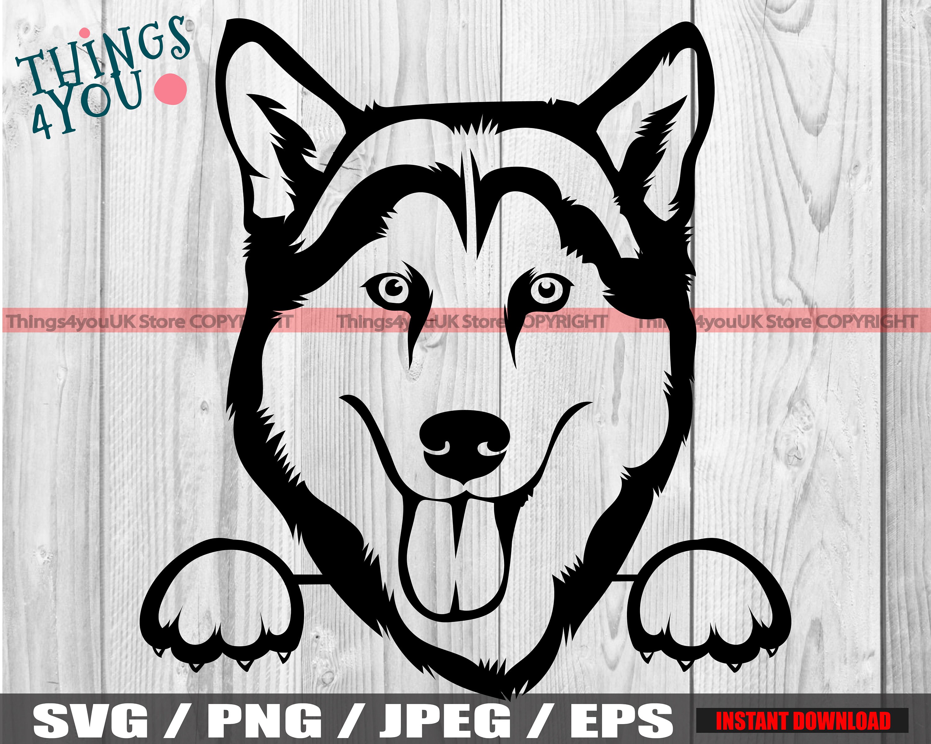 Husky SVG Siberian Husky SVG Alaskan SVG Cute Husky Husky - Etsy Canada
