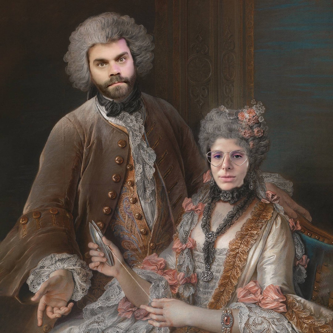 Custom Royal Portrait From Photo, Historical Family Portrait, Royal ...