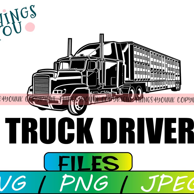Truck Driver Svg - Etsy