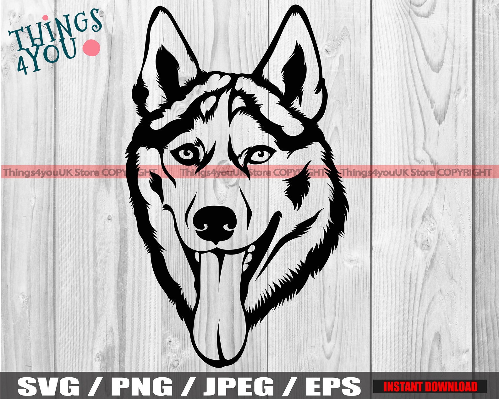 Husky SVG Siberian Husky SVG Alaskan SVG Cute Husky Husky - Etsy