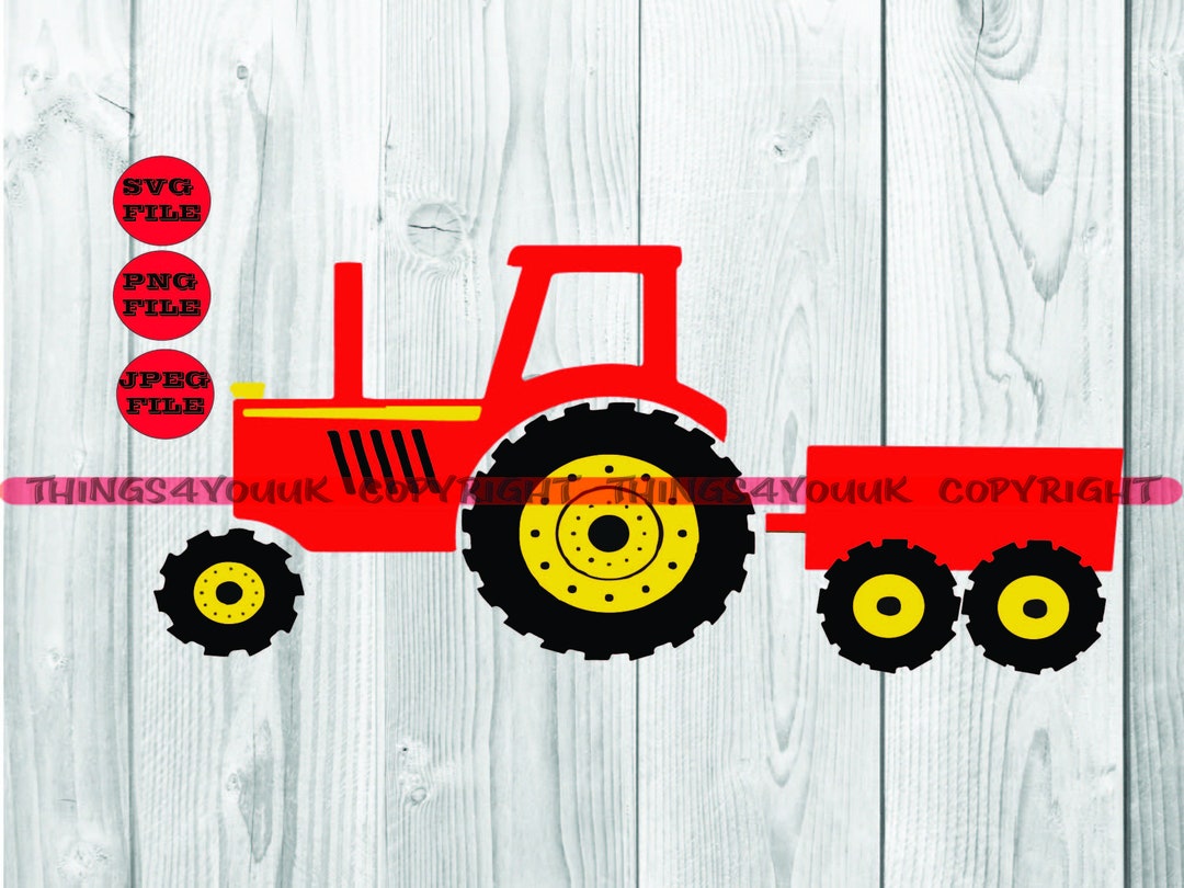 Tractor Svg, Farm Equipment, Tractor Birthday, Birthday Boy, Tractor ...