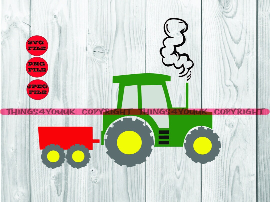 Tractor Svg, Farm Equipment, Tractor Birthday, Birthday Boy, Tractor ...