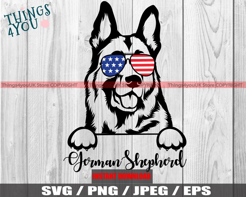 German Shepherd SVG, Police Dog, German Shepherd Lovers, Police Pet ...