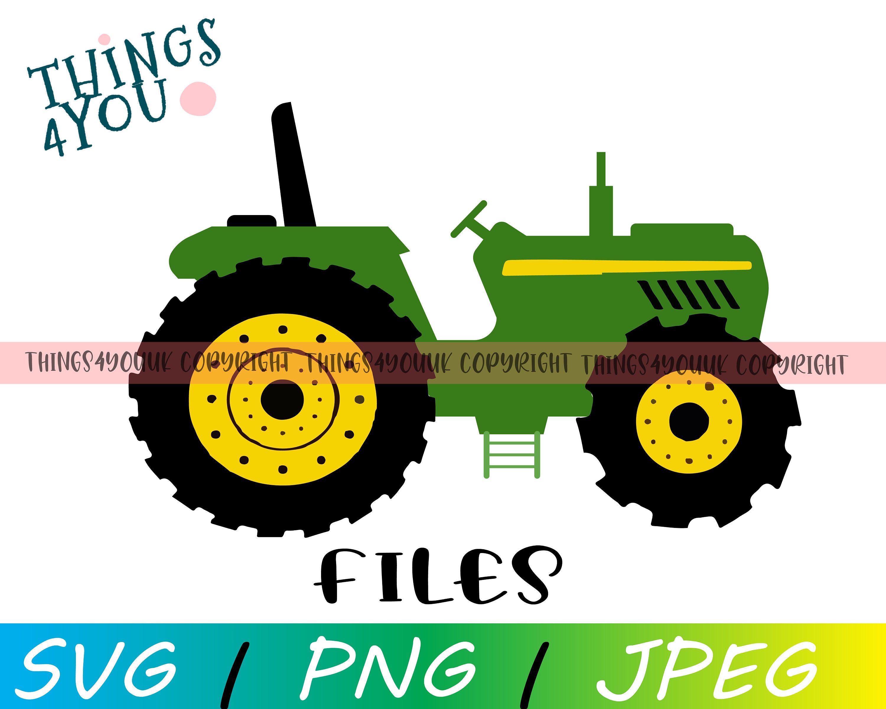 Art & Collectibles Digital Prints Prints Tractor Printable Png Dxf ...