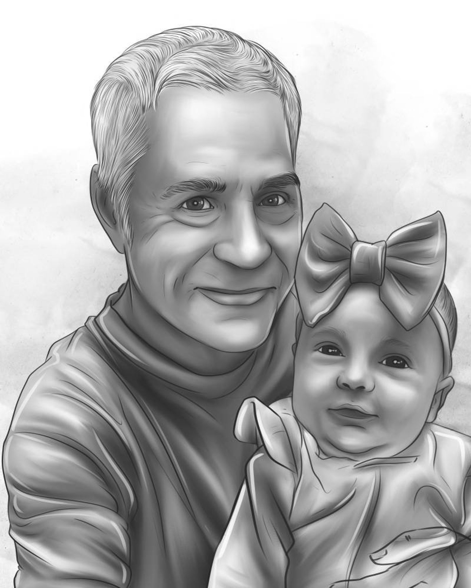 Family Portrait Drawing Photo to Sketch Pencil Sketch From - Etsy