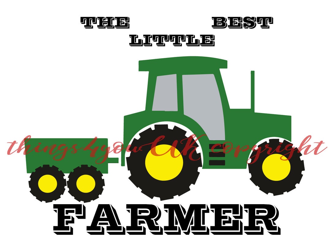 Tractor Svg, the Best Farmer, Farm Equipment, Tractor Birthday ...