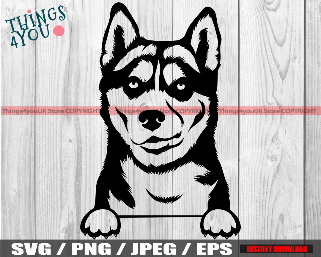 Husky SVG, Siberian Husky SVG, Alaskan SVG, Cute Husky, Husky Face Svg ...