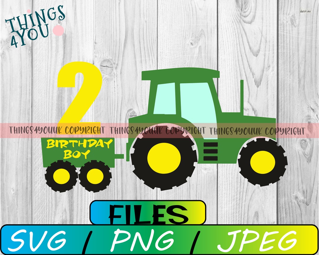 Tractor Svg, Farm Equipment, Tractor Birthday, Birthday Boy, Tractor ...