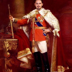 Custom Royal Portrait From Photo, Historical Family Portrait, Royal ...