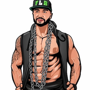 Custom Cartoon Portrait, Cartoon Portrait, Caricature Drawing, Custom ...